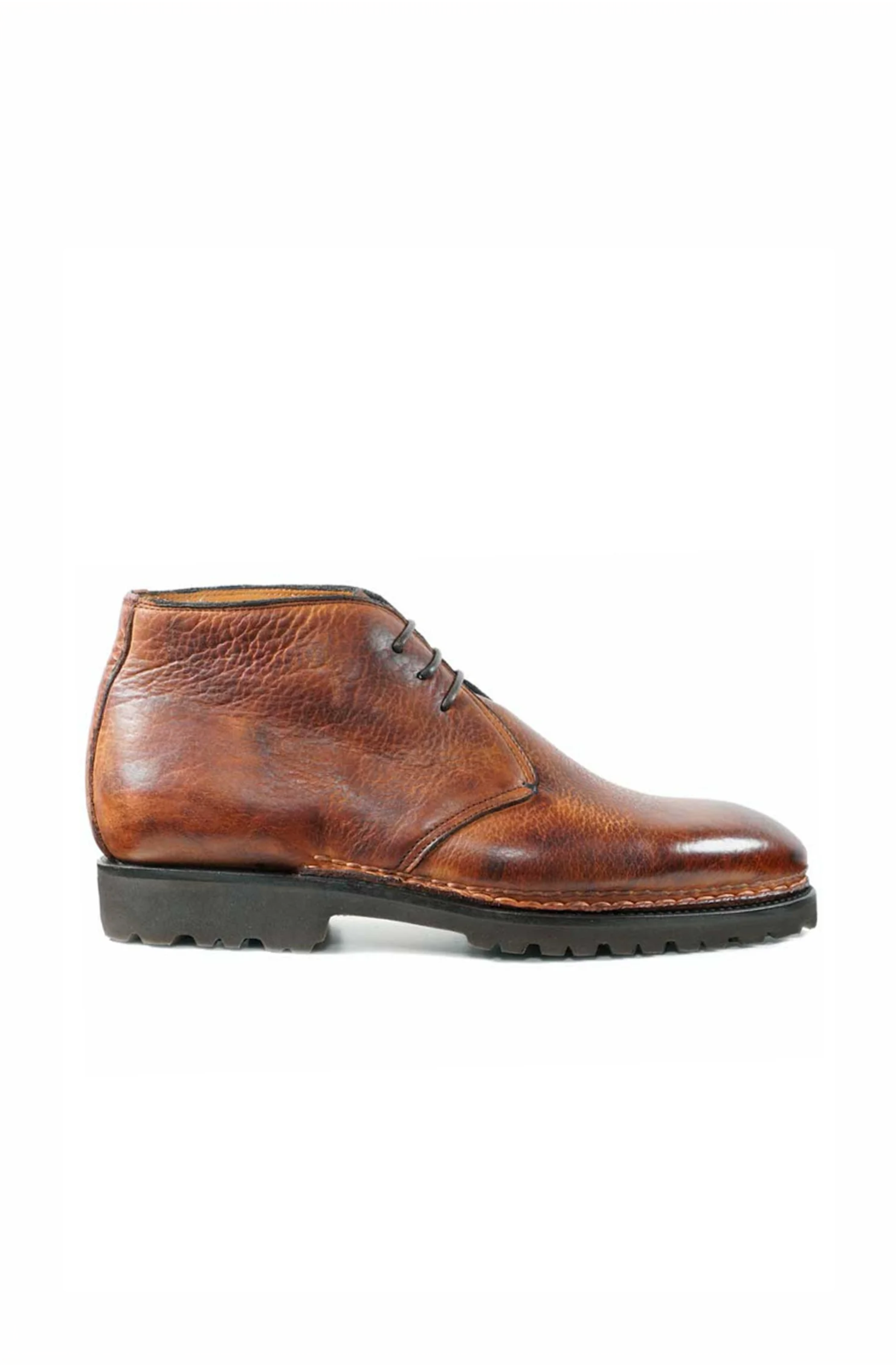 BONTONI DESERT BOOT IN WHISKEY BISON CALF – Lawrence Covell